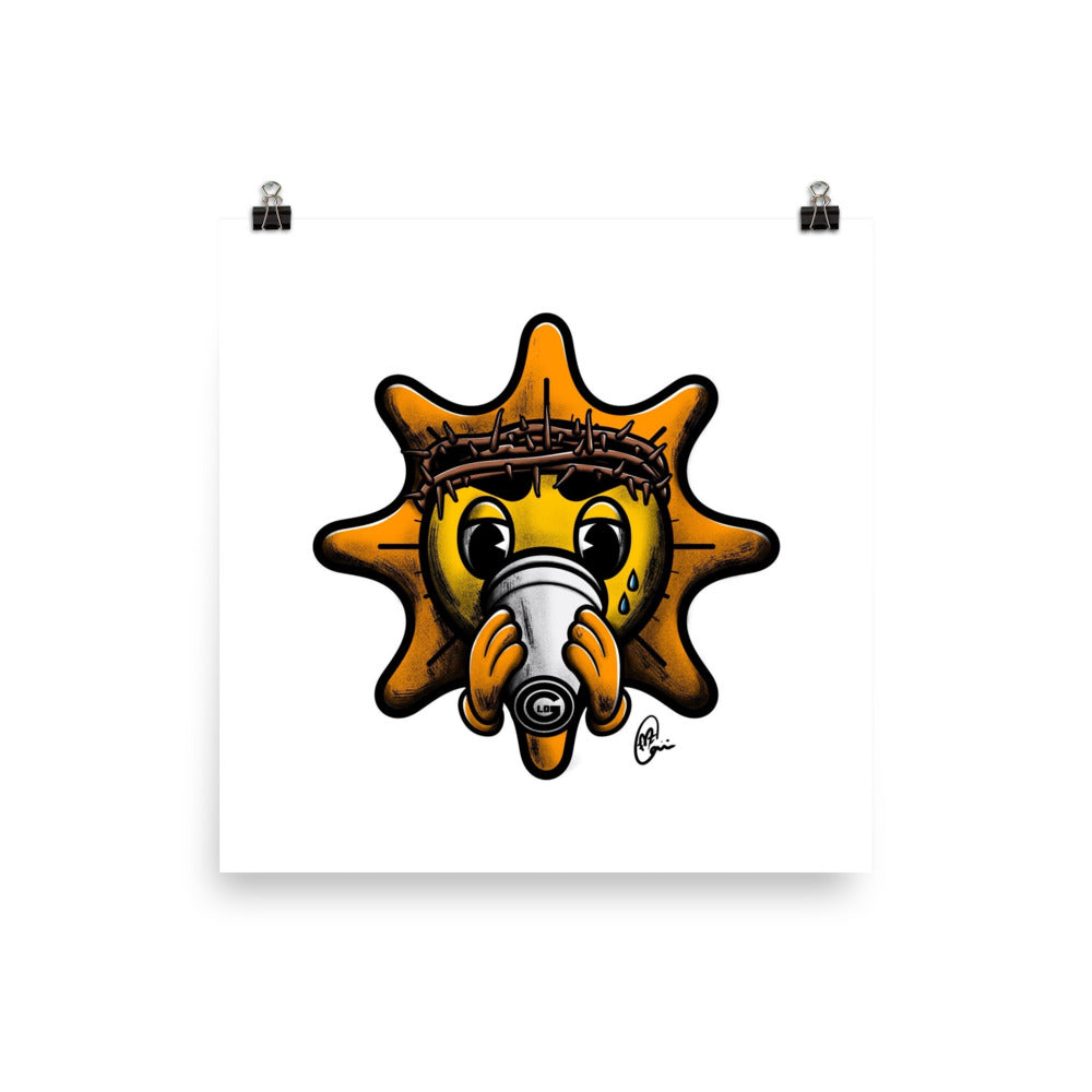 Original Glo Poster orange – MulaGloShop